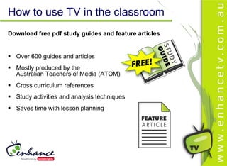 EnhanceTV - Teach with TV | PPT | Education