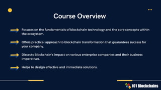 Enhance Your Blockchain Career With 101 Blockchains Certifications | PPT