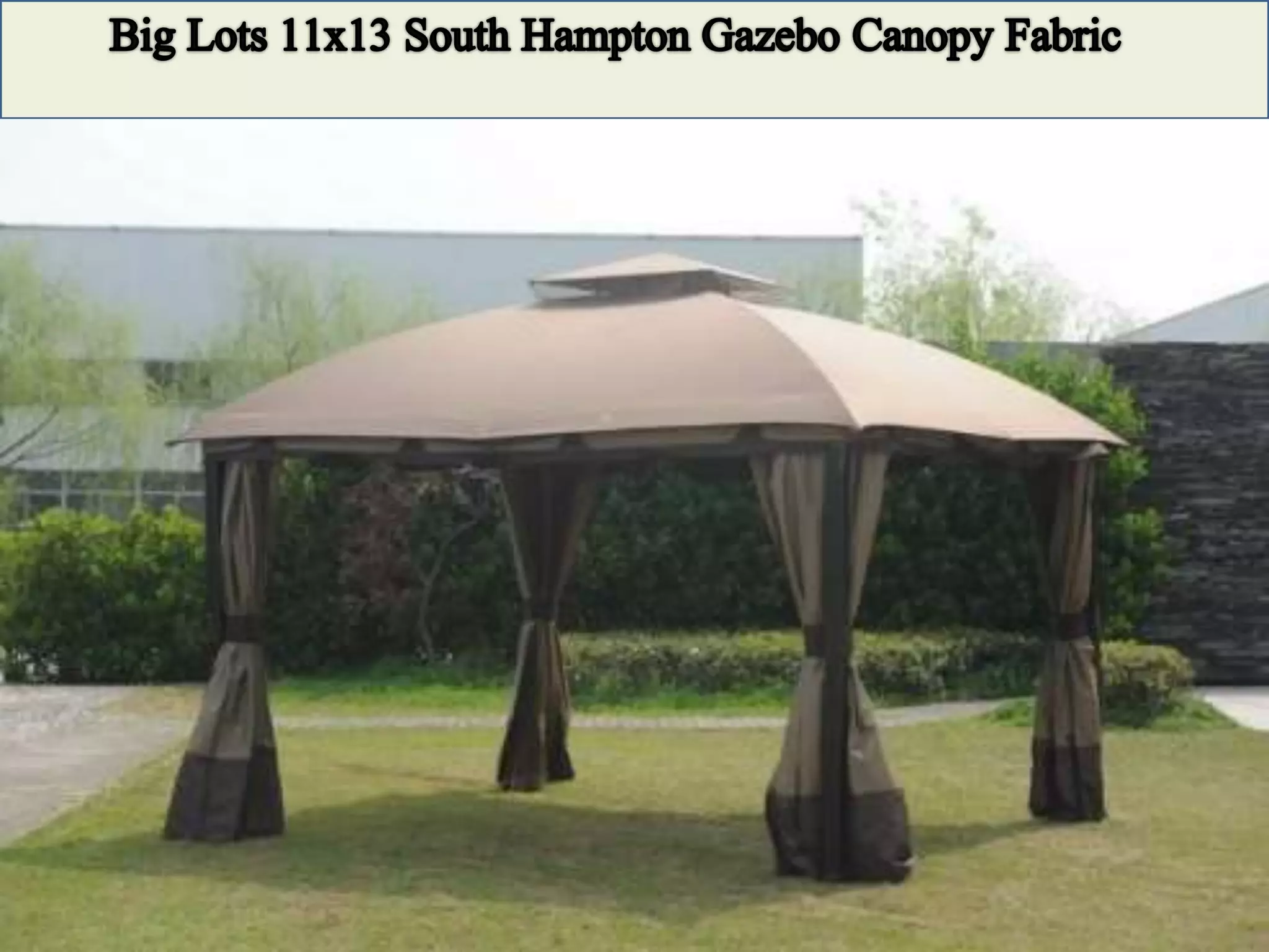 Enhance your garden beauty with sunjoy gazebo canopy | PPTX