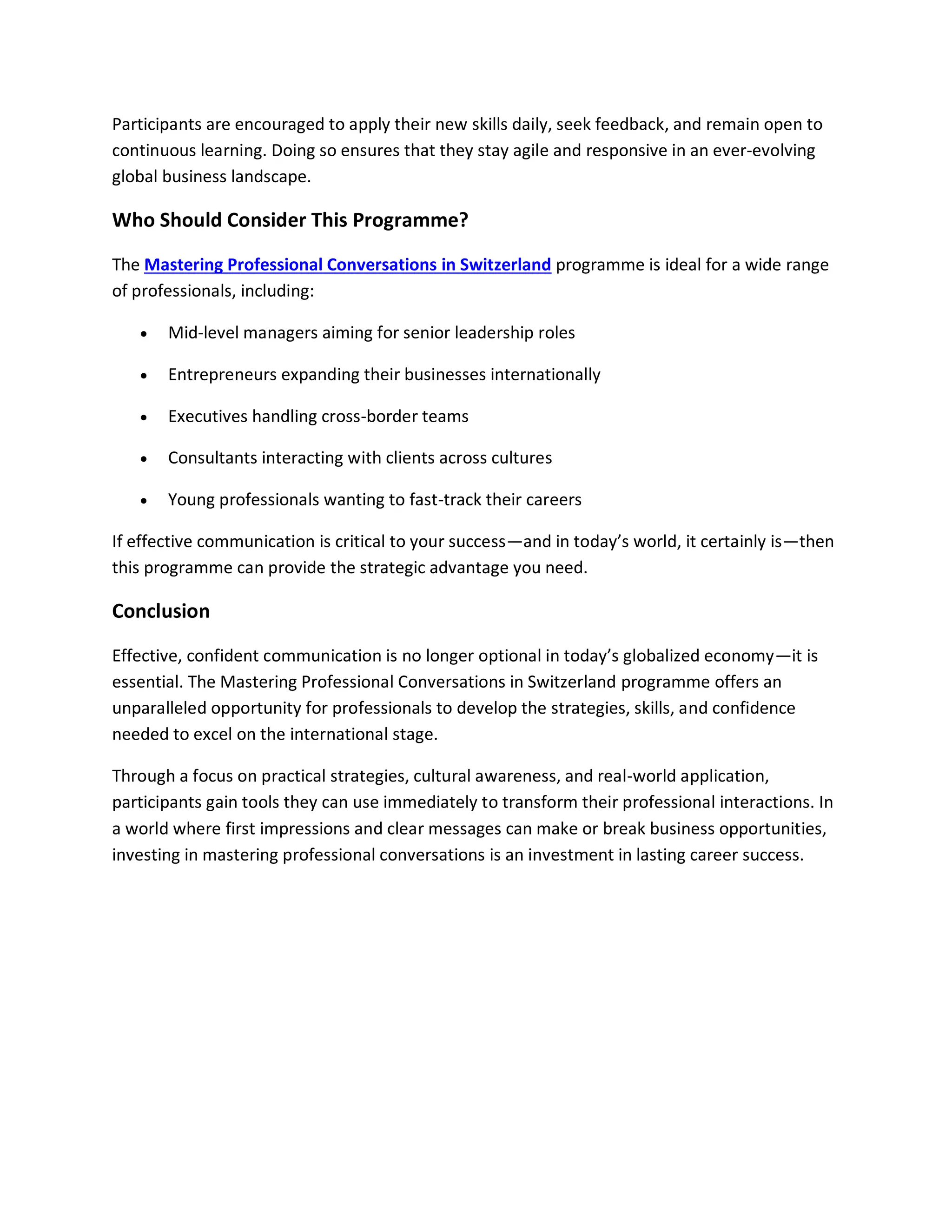 Enhance Your Global Communication Skills with Expert Training | PDF
