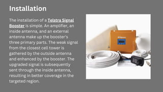 Enhance Your Network Coverage: Telstra Signal Booster Unleashed | PDF
