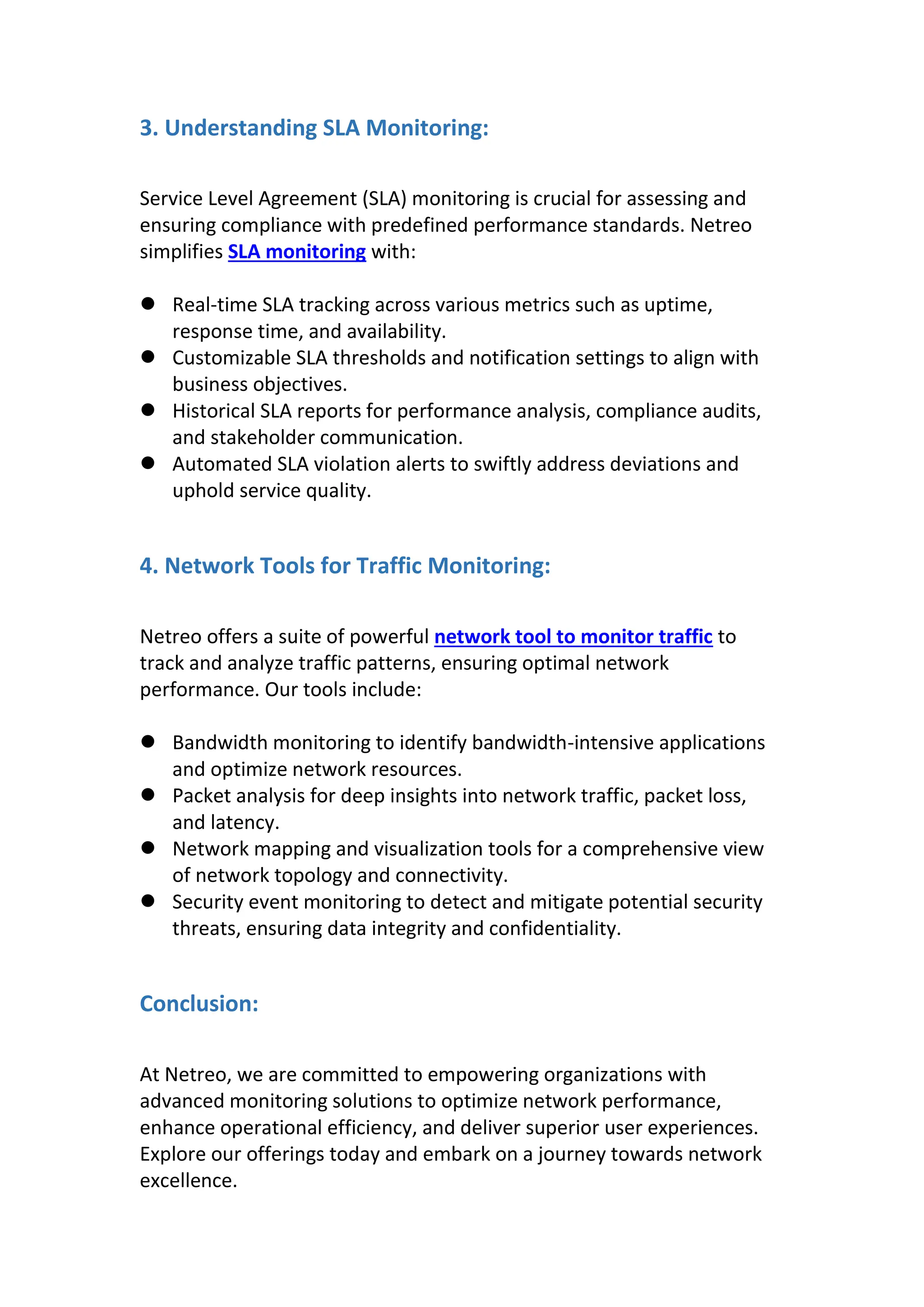 Enhance Your Network Performance With Netreos Comprehensive Monitoring