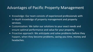 Enhance Your Property Management Expertise with Pacific Building | PPT