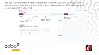 Enhance Your Quotations by Sections, Notes, and Subtotals in Odoo Sales ...
