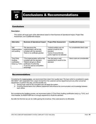 Improving Complaints Management system, Complied to ISO 10002 | PDF
