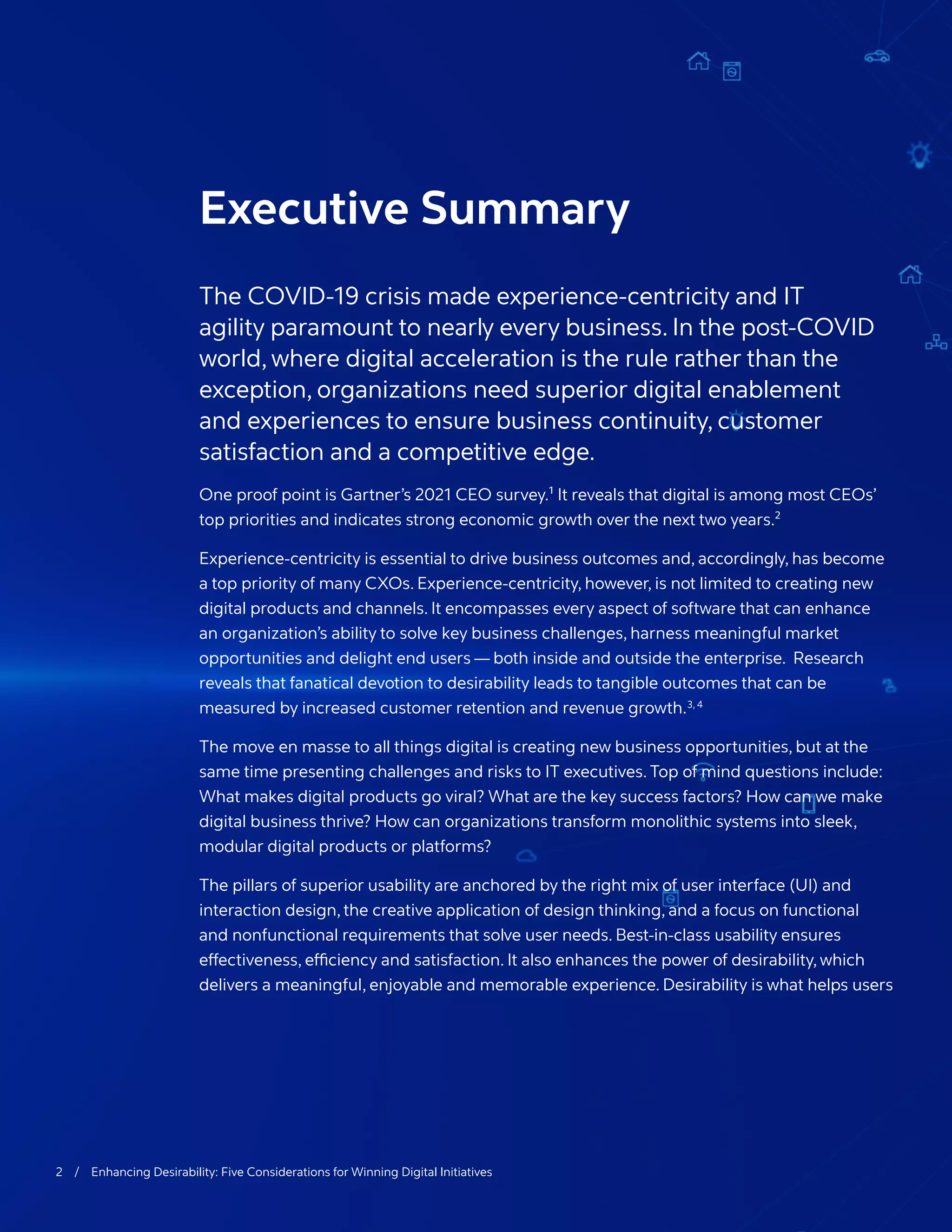 Enhancing Desirability: Five Considerations for Winning Digital Initiatives | PDF