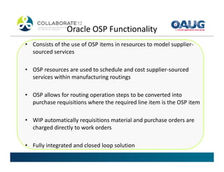 Enhancing Oracle Outside Processing Functionality | PDF