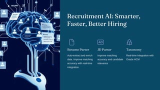 Boost Oracle HCM Performance with Cutting-Edge AI Recruitment Technology | PPT