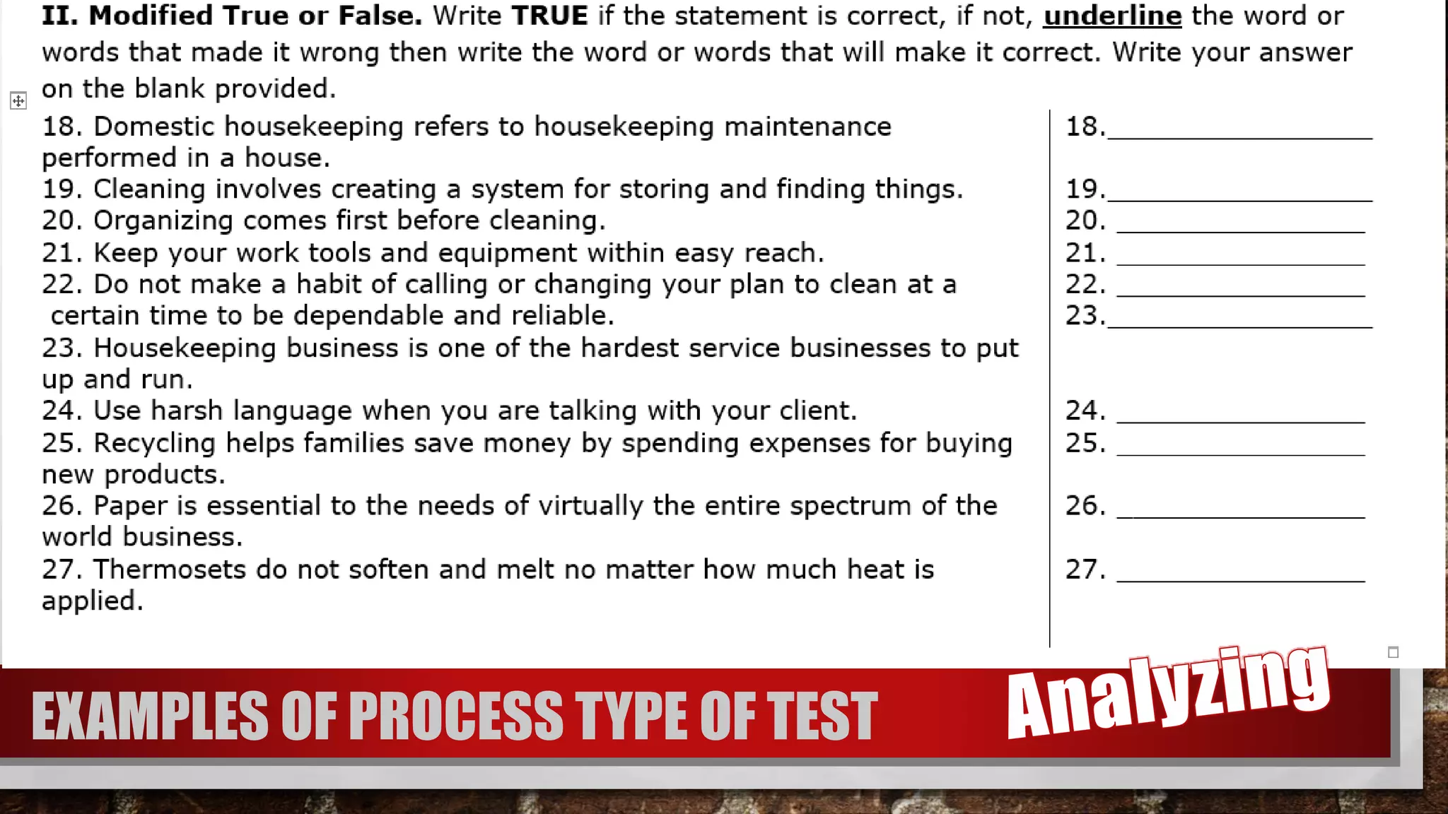 Enhancing Test Questions Using KPUP Format | PPTX
