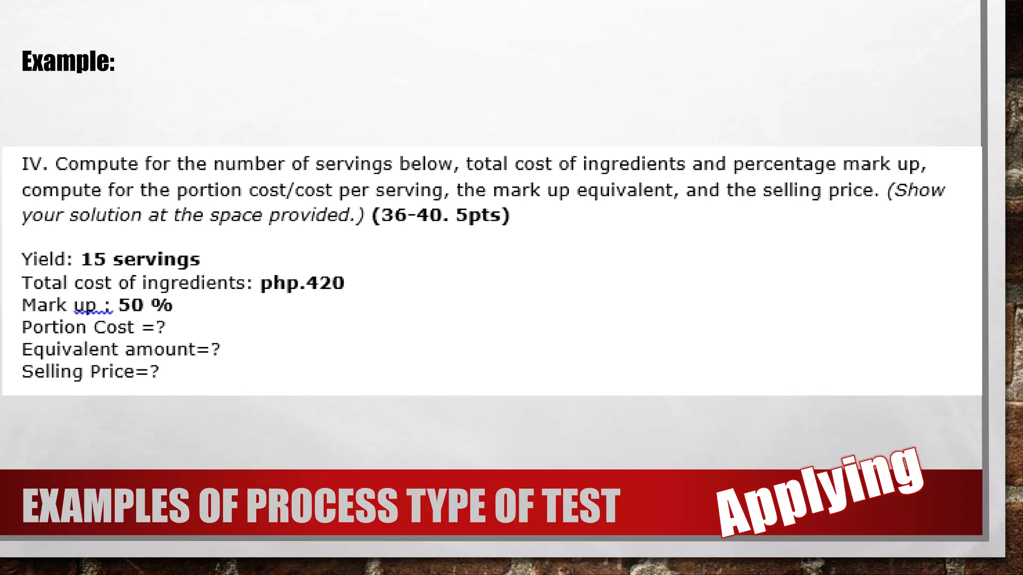 Enhancing Test Questions Using KPUP Format | PPTX