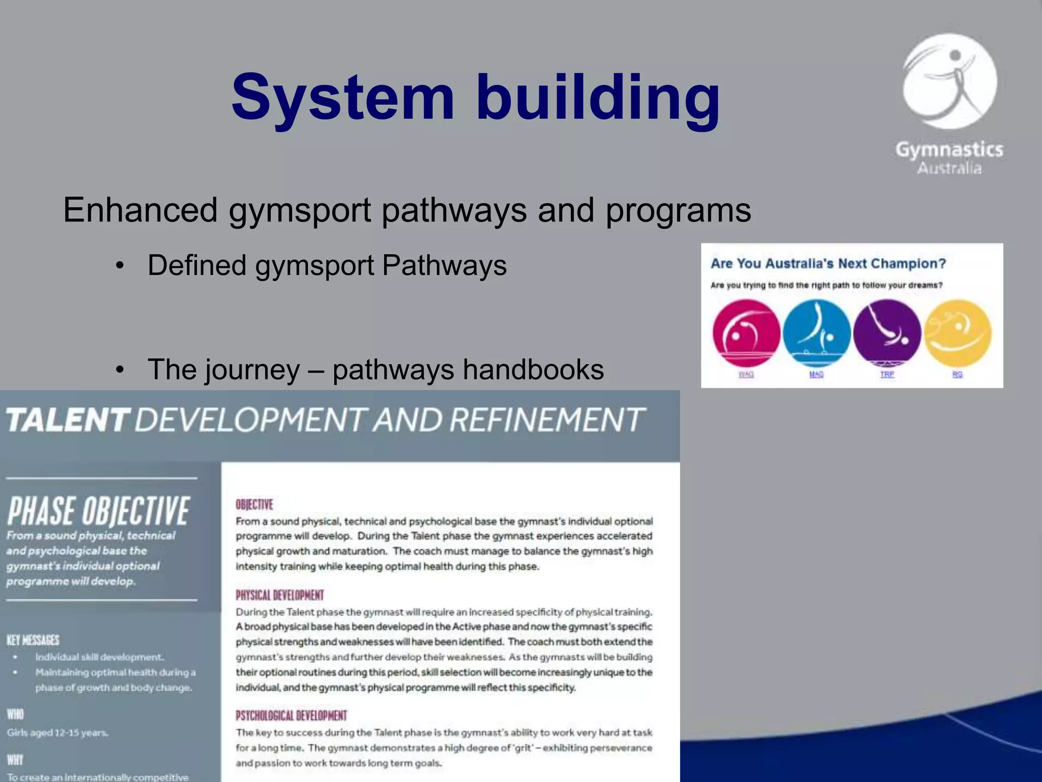 Enhancing the capacity and capability of talent development pathways | PPTX