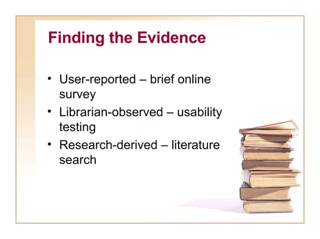 Enhancing the Usability of Libraries | PPT