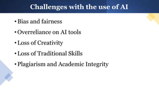 Enhancing academic work using AI-Powered resources.pptx | Technology ...