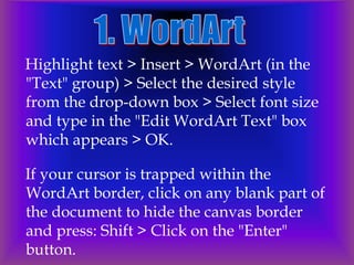Enhancing a Microsoft Word Document.pptx