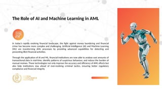 Enhancing AML Transaction Monitoring and Name Screening with AI and ...
