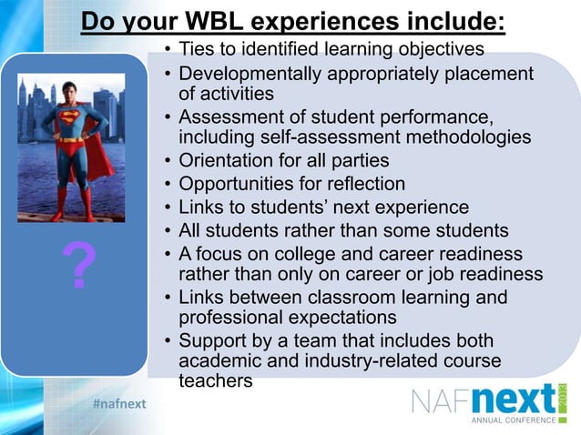 Enhancing and Assessing Your Work-Based Learning Plan | PPTX