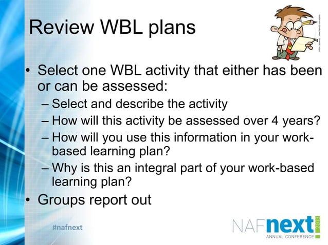 Enhancing and Assessing Your Work-Based Learning Plan | PPTX