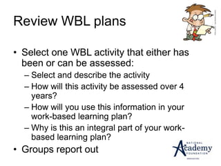 Enhancing and assessing your work based learning plan nyc series #2 | PPT