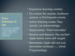 Enhancing a remote agile scrum training | PPT