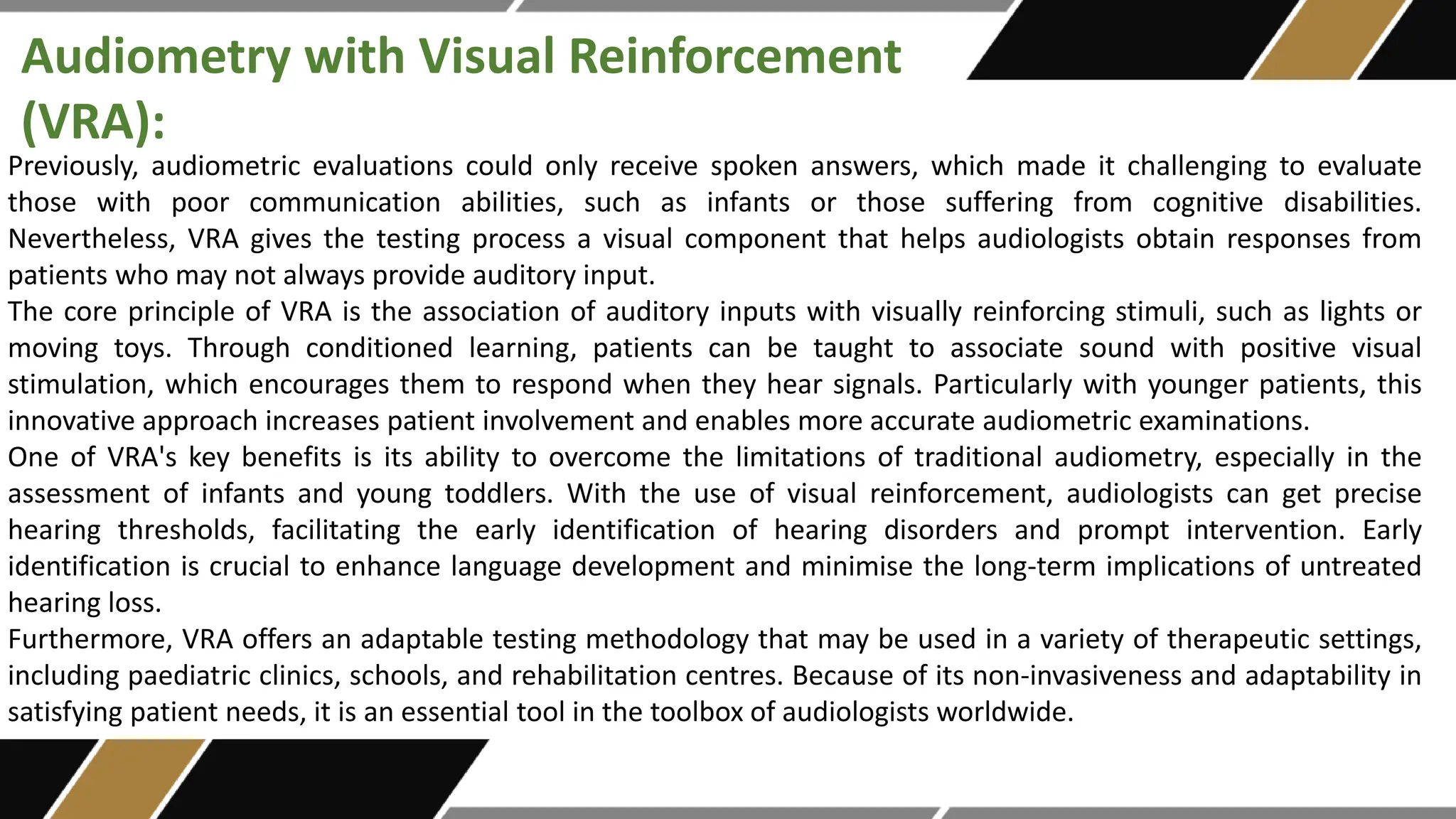 Enhancing Audiology Practices The Advantages of Visual Reinforced ...