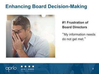Enhancing Board Decision-Marking - Sharing the right info, the right ...