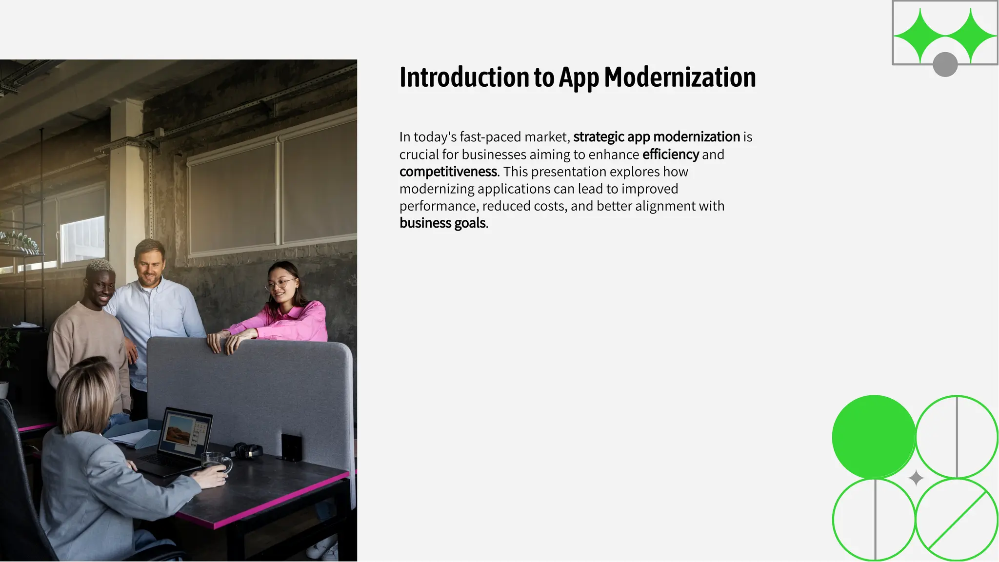 Enhancing Business Efficiency Through Strategic App Modernization Solutions | PPT