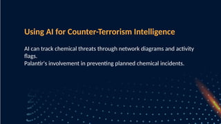Enhancing Chemical Safety, Security & Counter Terrorism with AI | PPTX