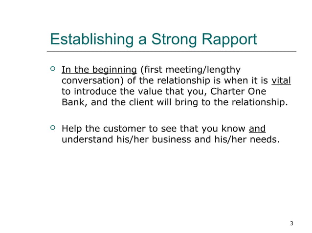 Enhancing Business Client Relationships | PPT | Consumer Banking ...