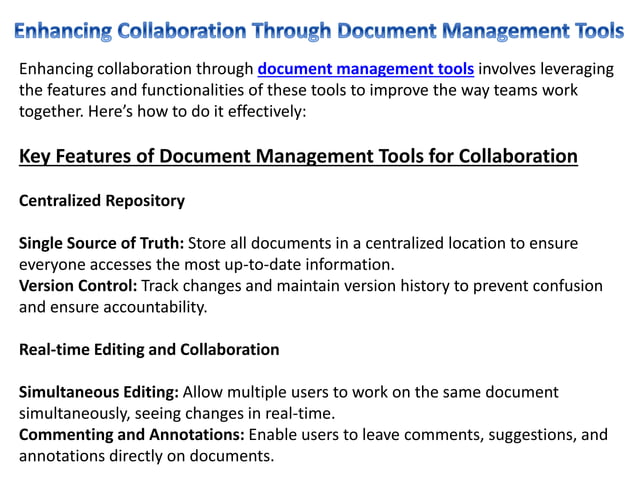 Enhancing Collaboration Through Document Management Tools.pptx