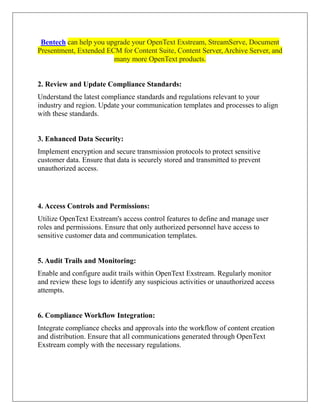 Enhancing Compliance and Security with Upgraded OpenText Exstream_1.pdf