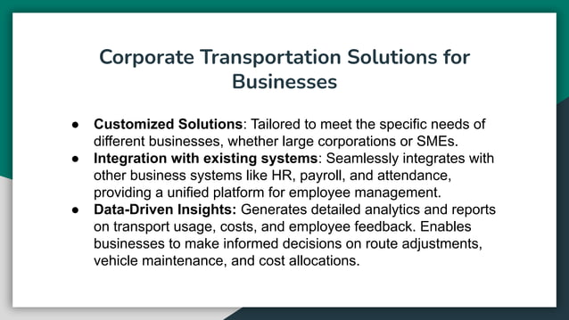 Enhancing Corporate Efficiency with Employee Transport Management ...
