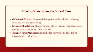 Enhancing Critical Care with Remote Monitoring and Telemedicine | PDF