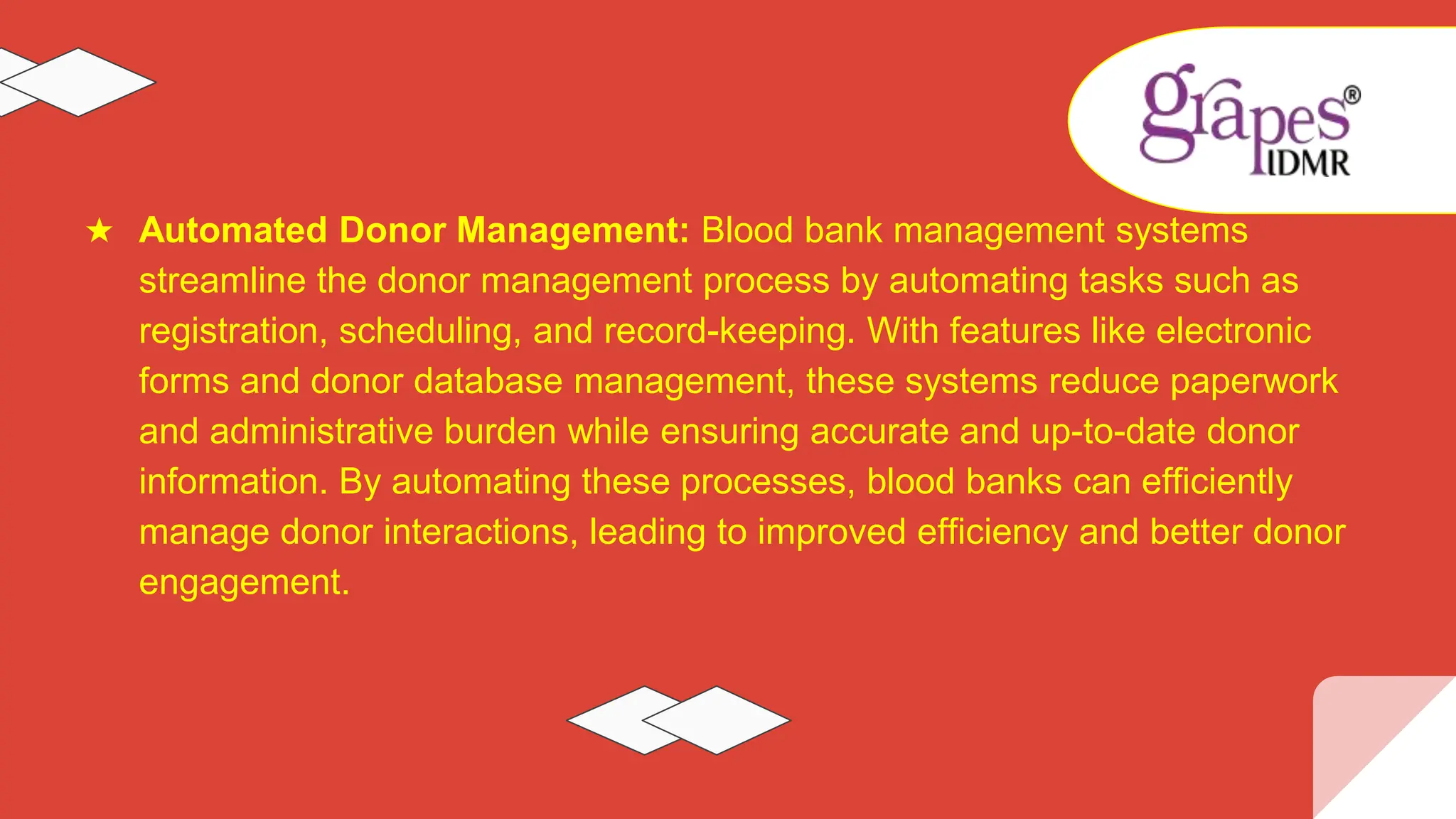 Enhancing Efficiency and Safety in Blood Banking: The Role of Blood ...