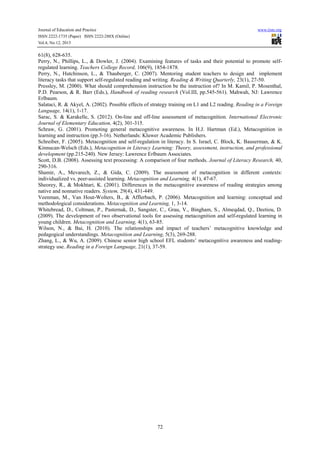 Enhancing efl readers’ metacognition | PDF