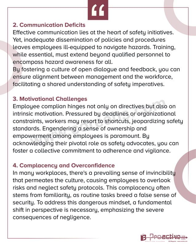 ENHANCING ELECTRICAL SAFETY - B: Proactive magazine pdf. | PDF ENHANCING ELECTRICAL SAFETY - B: Proactive magazine pdf. | PDF