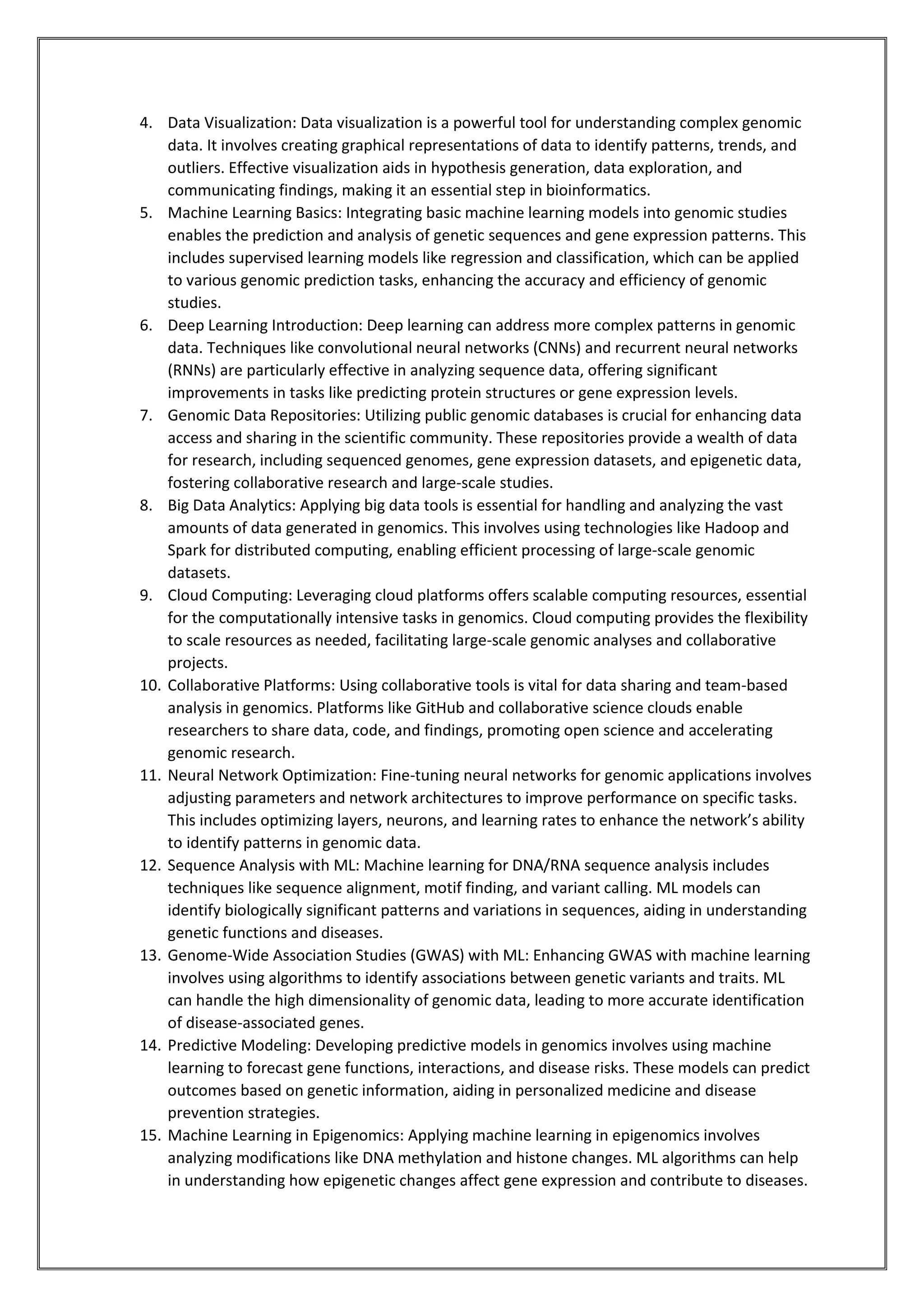 Enhancing Genomic Insights 40 Pivotal Use Cases Of Data Science And Machine Learning In