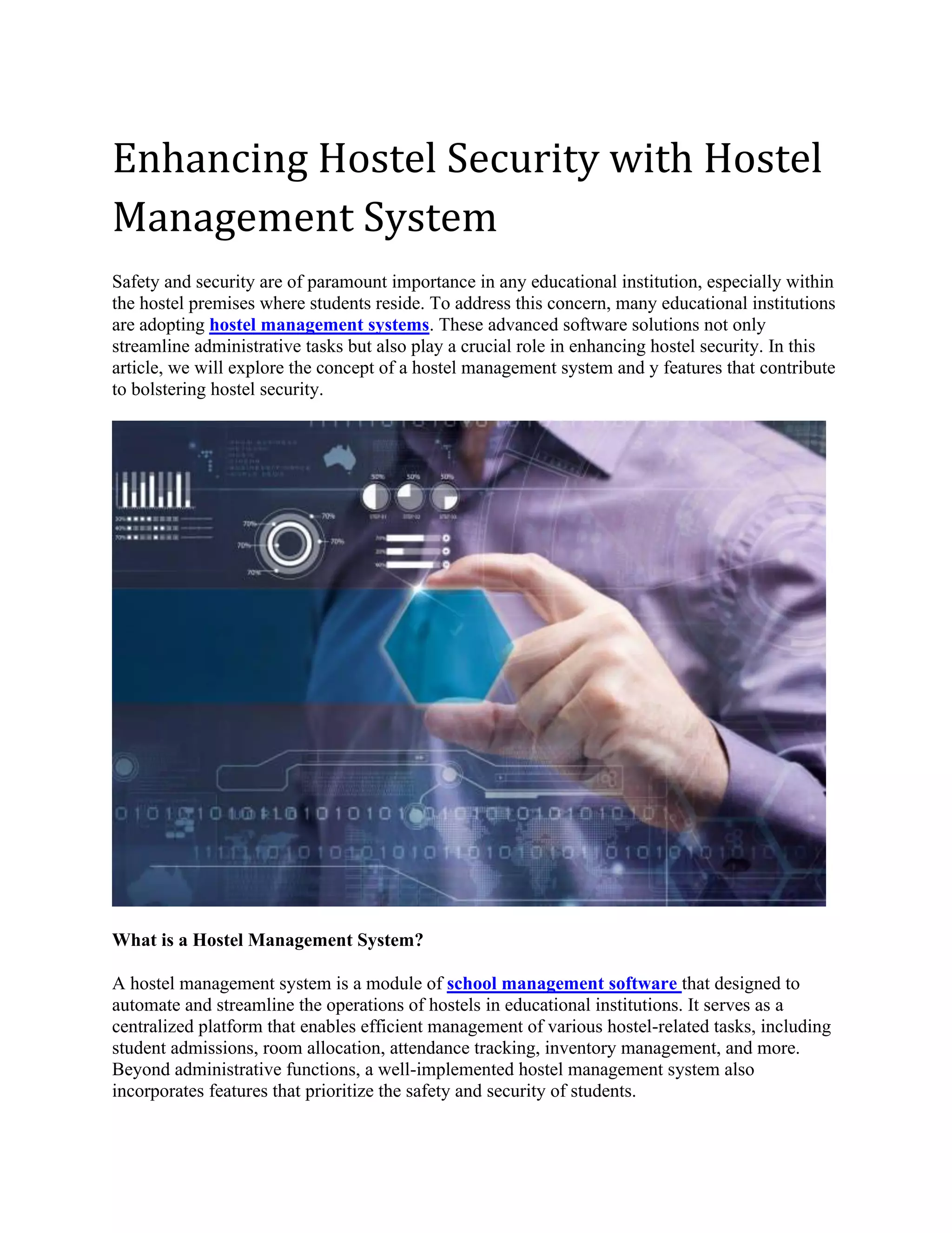 Enhancing Hostel Security with Hostel Management System.pdf