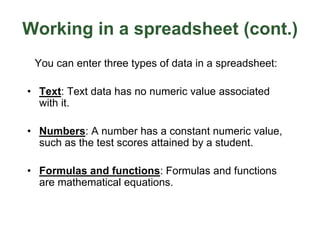 ENHANCING ICT SKILLS ON MS EXCEL.ppt