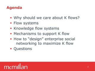Enhancing knowledge flows with enterprise social networks gordon vala webb | PPT