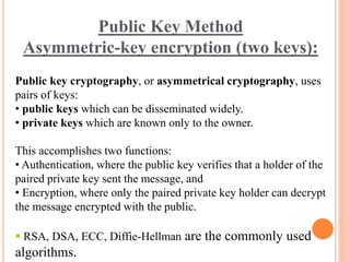 Enhancing lan using cryptography and other modules | PPTX