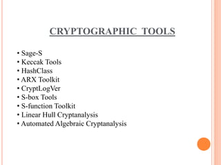 Enhancing lan using cryptography and other modules | PPTX