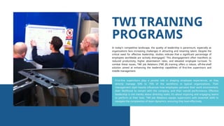 Enhancing Leadership Quality with TWI Job Relations | PPT