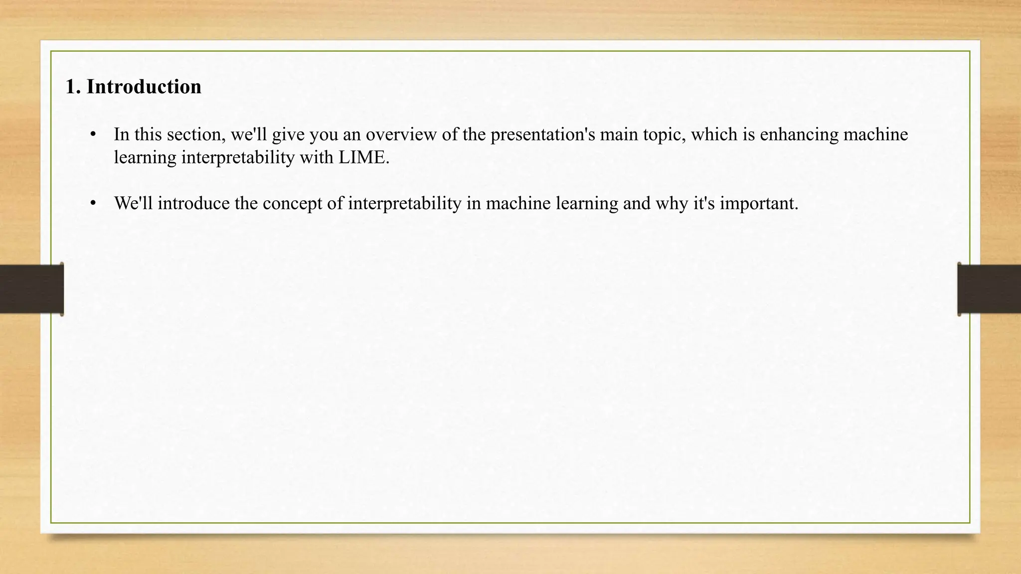 Enhancing Machine Learning Interpretability with LIME.pptx | Technology ...