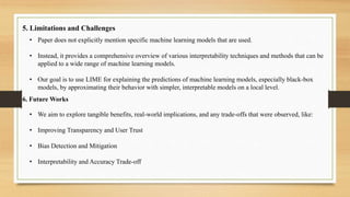Enhancing Machine Learning Interpretability with LIME.pptx | Technology ...