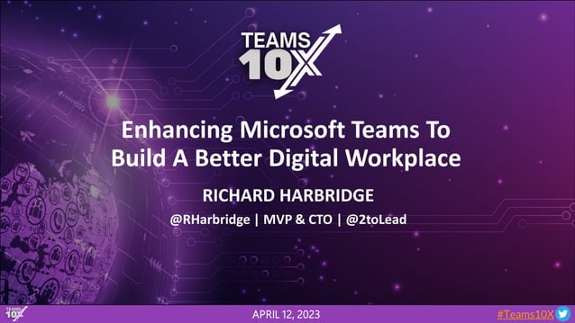 Enhancing Microsoft Teams To Build A Better Digital Workplace | PPT