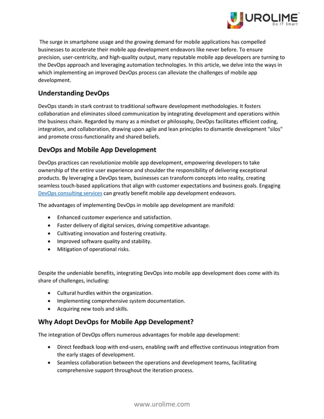 Enhancing Mobile App Development with DevOps Streamlining the Process for Success.pdf