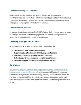 Enhancing MSP Efficiency with Expert NOC Services in AI-NOC.docx