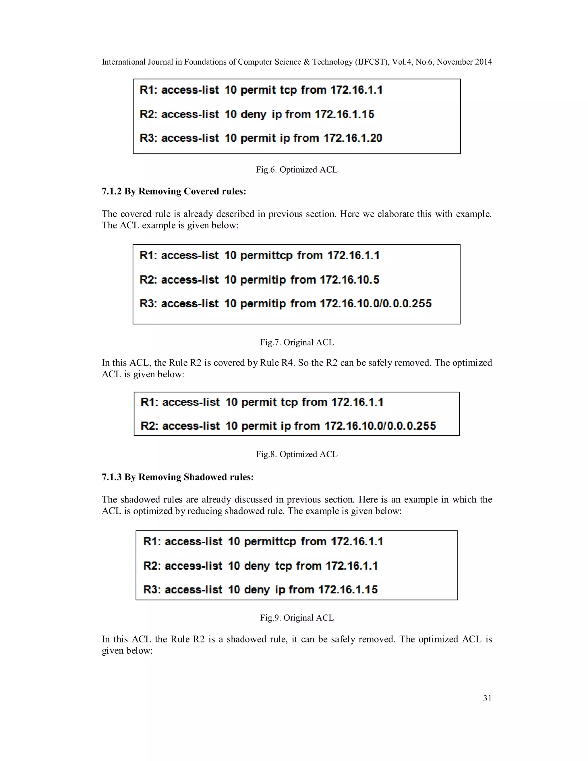 Enhancing network security and performance using optimized acls | PDF | Computer Networking ...