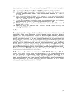 Enhancing network security and performance using optimized acls | PDF ...