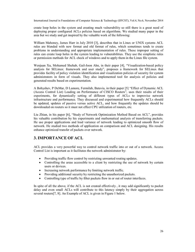 Enhancing network security and performance using optimized acls | PDF | Computer Networking ...